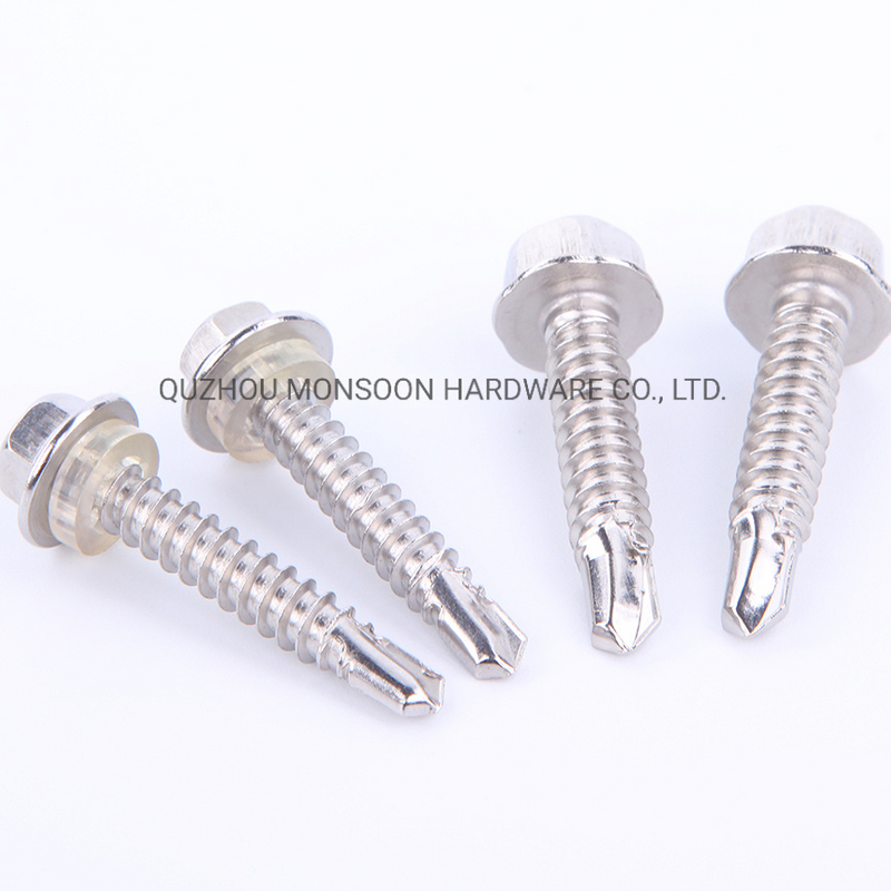 Stainless Steel Hexagonal Head Self Drilling Screws